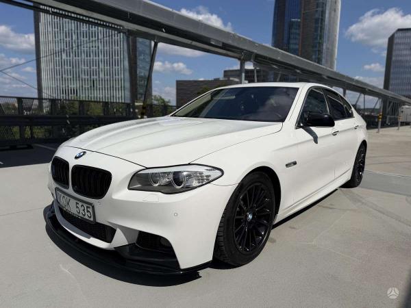 White BMW 535 2011 in Vilnius, with an engine capacity of 2.98 L and mileage of 297 thousand km for 9600 €, photo 2 on AUTOMOTO.COM.LV