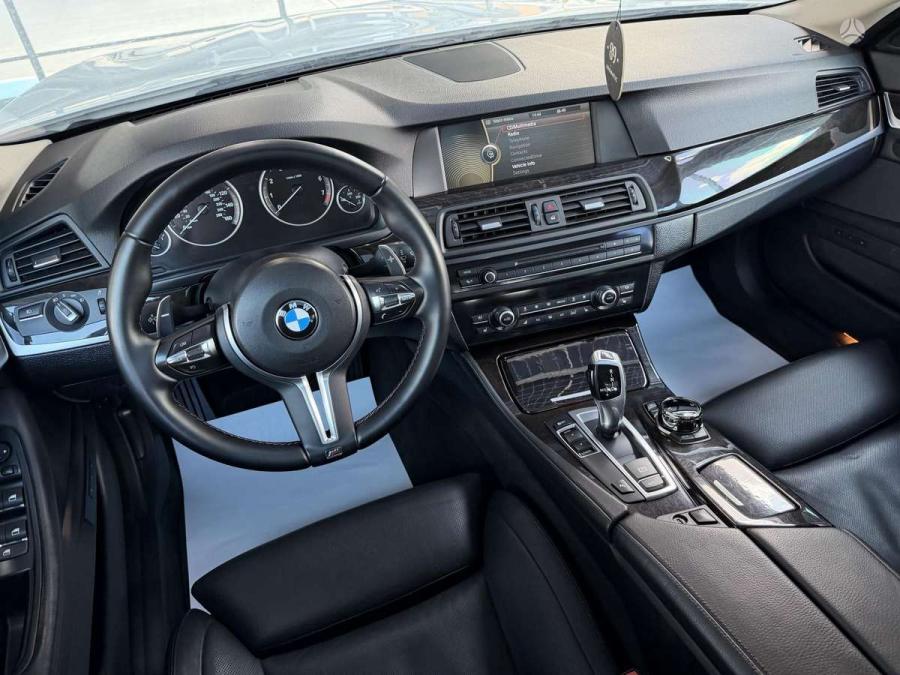 White BMW 535 2011 in Vilnius, with an engine capacity of 2.98 L and mileage of 297 thousand km for 9600 €, photo 22 on AUTOMOTO.COM.LV