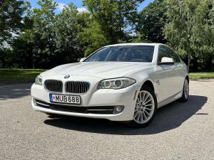 White BMW 535 2012 in Alytus, with an engine capacity of 2.98 L and mileage of 293 thousand km for 9250 €, photo 15 on AUTOMOTO.COM.LV