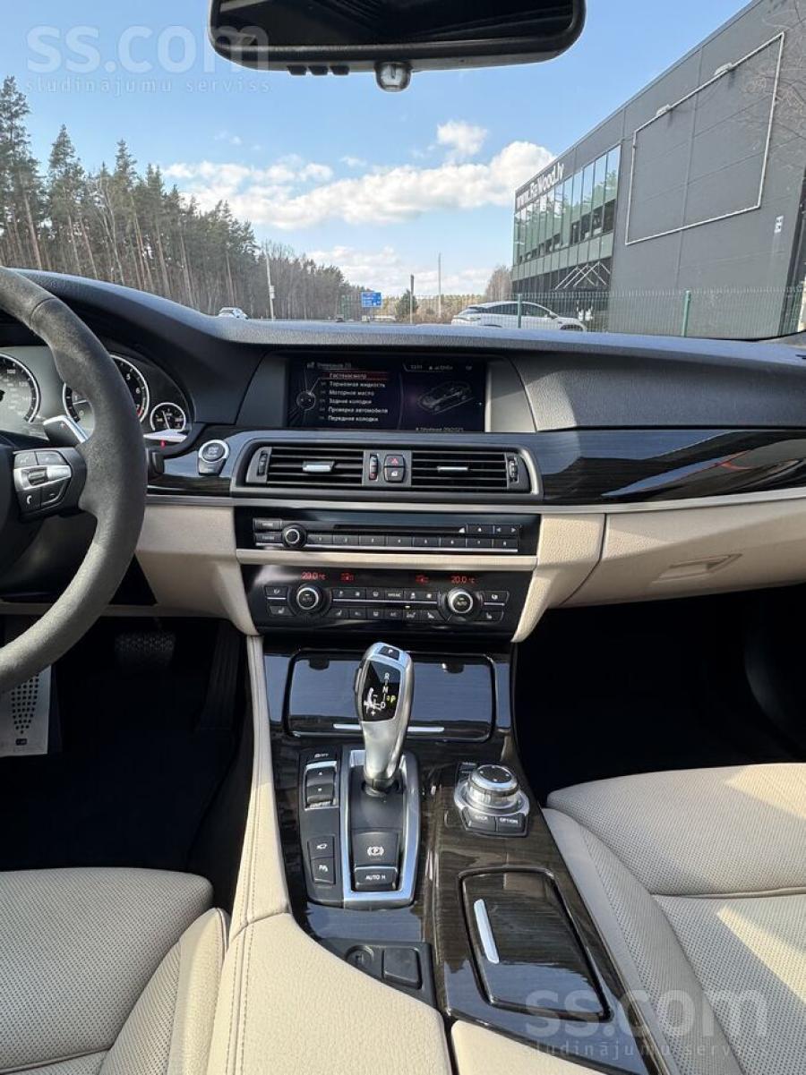 Белый БМВ 535 2013 в Елгава, объемом двигателя 3.00 л и пробегом 115 тыс. км за 19500 €, фото 10 на AUTOMOTO.COM.LV