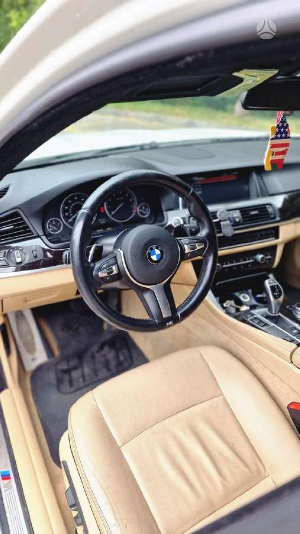 Balts BMW 535 2014 Kuršėnai, ar dzinēja tilpumu 2.98 L un nobraukumu 195 tūkst. km par 10800 €, foto 4 vietnē AUTOMOTO.COM.LV