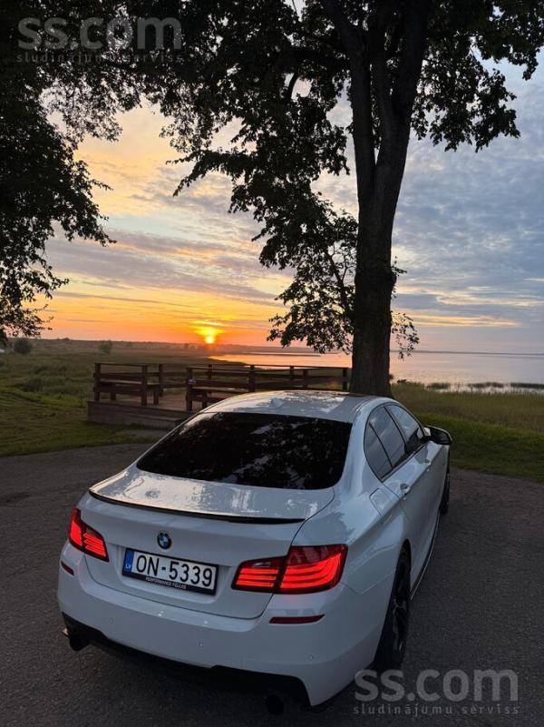 White BMW 535 2014 in Riga, with an engine capacity of 3.00 L and mileage of 200 thousand km for 17000 €, photo 6 on AUTOMOTO.COM.LV