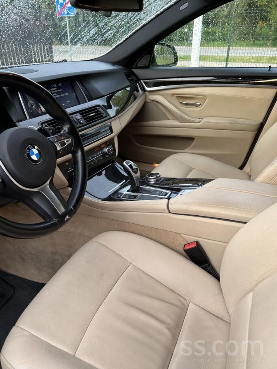 White BMW 535 2014 in Riga, with an engine capacity of 3.00 L and mileage of 200 thousand km for 17000 €, photo 11 on AUTOMOTO.COM.LV