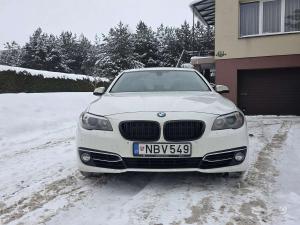 White BMW 535 2015 in Vilnius, with an engine capacity of 2.98 L and mileage of 2700 thousand km for 9800 €, photo 2 on AUTOMOTO.COM.LV