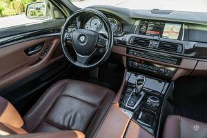 White BMW 535 2016 in Vilnius, with an engine capacity of 2.98 L and mileage of 203 thousand km for 14500 €, photo 33 on AUTOMOTO.COM.LV
