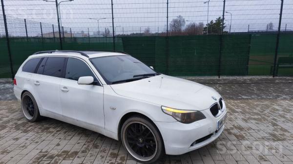 White BMW 535 2005 in Jelgava, with an engine capacity of 3.00 L and mileage of 410 thousand km for 3500 €, photo 3 on AUTOMOTO.COM.LV