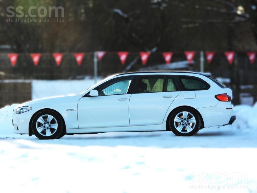 White BMW 535 2011 in Riga, with an engine capacity of 3.00 L and mileage of 377 thousand km for 10500 €, photo 4 on AUTOMOTO.COM.LV