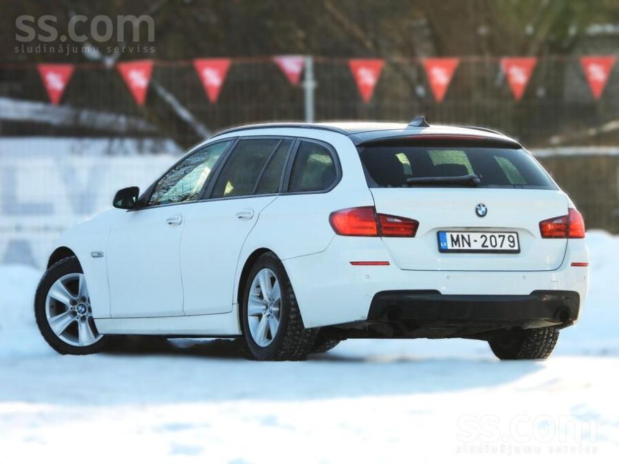 White BMW 535 2011 in Riga, with an engine capacity of 3.00 L and mileage of 377 thousand km for 10500 €, photo 5 on AUTOMOTO.COM.LV