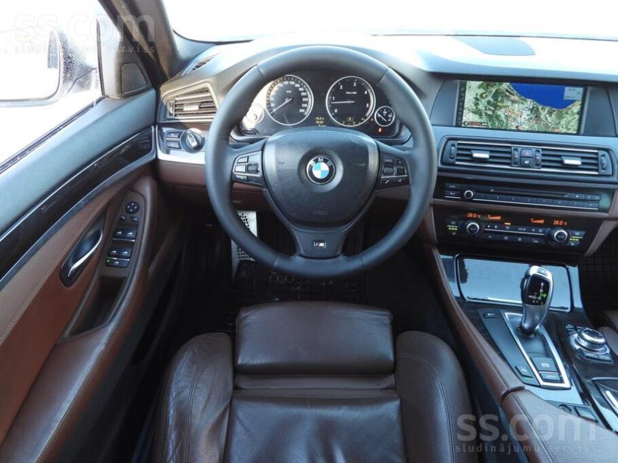 White BMW 535 2011 in Riga, with an engine capacity of 3.00 L and mileage of 377 thousand km for 10500 €, photo 11 on AUTOMOTO.COM.LV