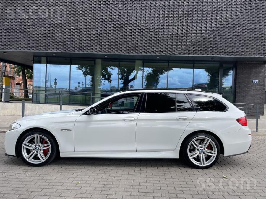 White BMW 535 2011 in Daugavpils, with an engine capacity of 3.00 L and mileage of 296 thousand km for 13000 €, photo 12 on AUTOMOTO.COM.LV