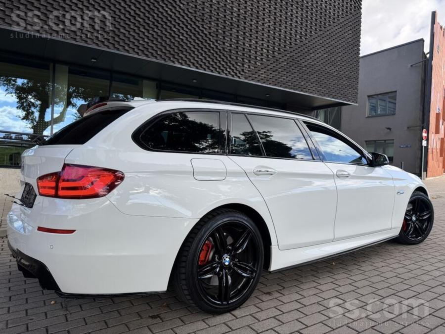 White BMW 535 2011 in Daugavpils, with an engine capacity of 3.00 L and mileage of 298 thousand km for 12500 €, photo 7 on AUTOMOTO.COM.LV