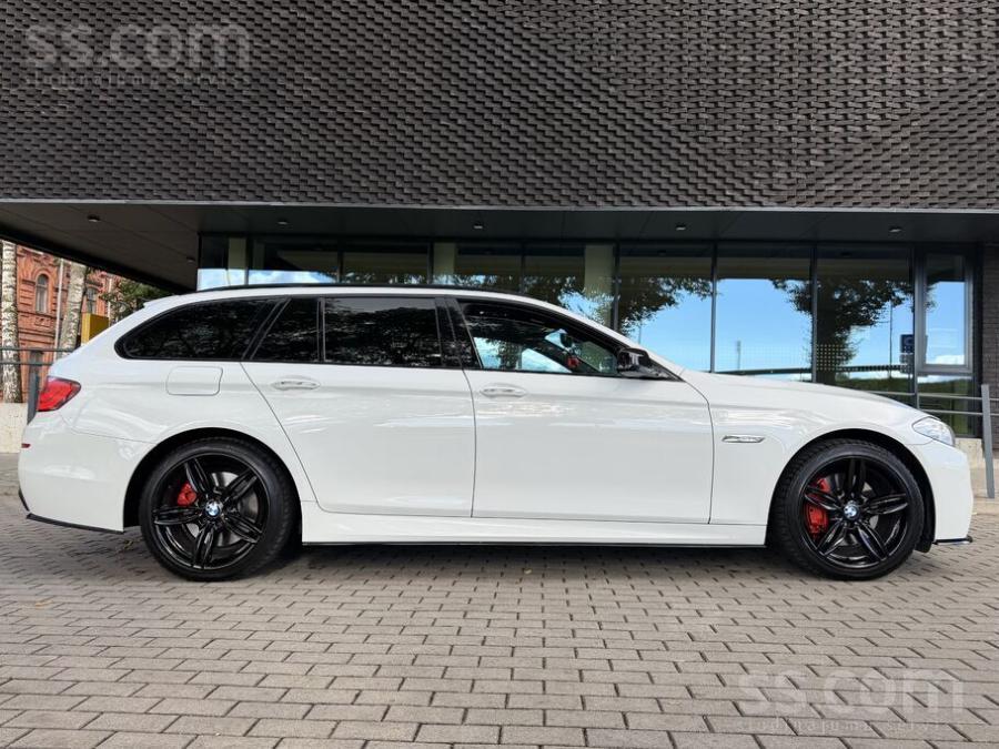 White BMW 535 2011 in Daugavpils, with an engine capacity of 3.00 L and mileage of 298 thousand km for 12500 €, photo 9 on AUTOMOTO.COM.LV