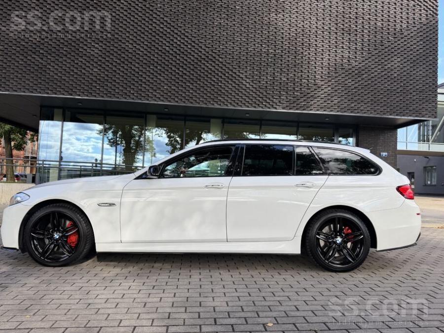 White BMW 535 2011 in Daugavpils, with an engine capacity of 3.00 L and mileage of 298 thousand km for 12500 €, photo 13 on AUTOMOTO.COM.LV