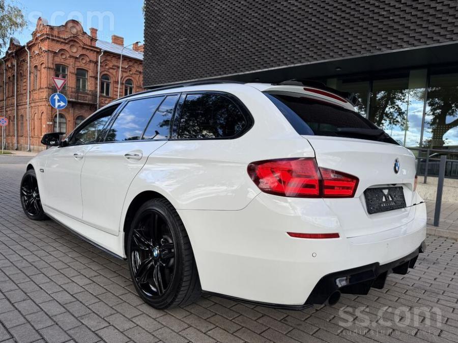 White BMW 535 2011 in Daugavpils, with an engine capacity of 3.00 L and mileage of 298 thousand km for 12500 €, photo 14 on AUTOMOTO.COM.LV