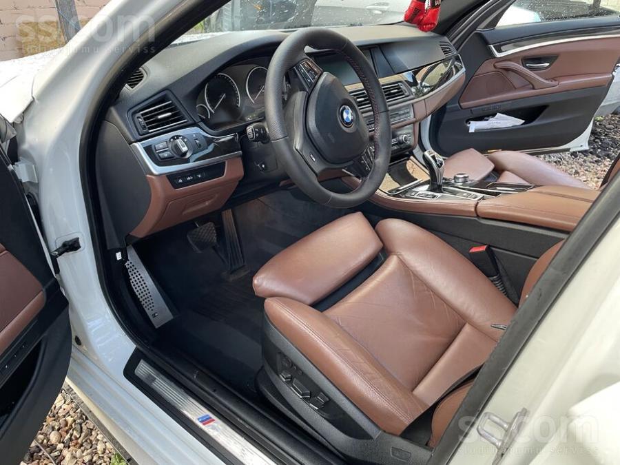 White BMW 535 2011 in Daugavpils, with an engine capacity of 3.00 L and mileage of 298 thousand km for 12500 €, photo 21 on AUTOMOTO.COM.LV