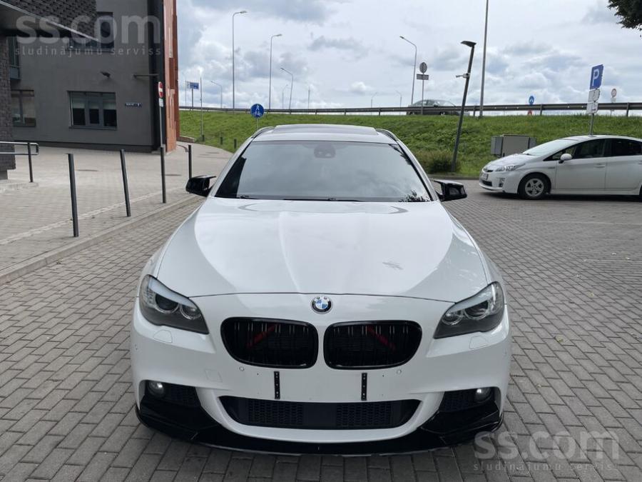 White BMW 535 2011 in Daugavpils, with an engine capacity of 3.00 L and mileage of 298 thousand km for 12500 €, photo 25 on AUTOMOTO.COM.LV