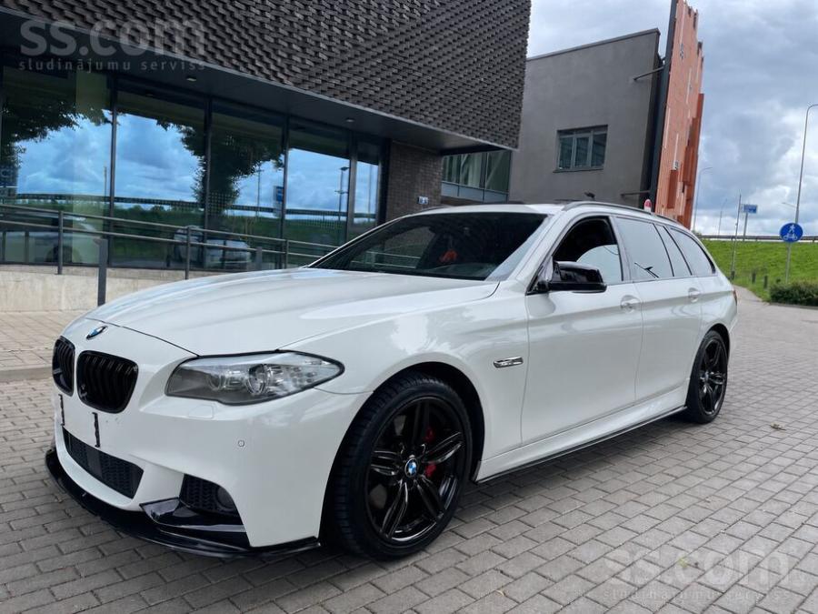 White BMW 535 2011 in Daugavpils, with an engine capacity of 3.00 L and mileage of 298 thousand km for 12500 €, photo 26 on AUTOMOTO.COM.LV