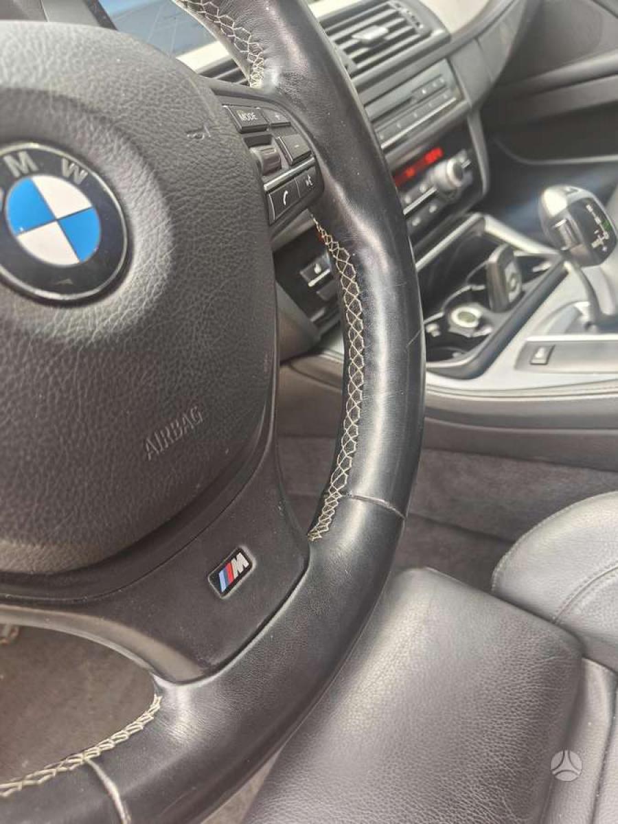 White BMW 535 2012 in Klaipeda, with an engine capacity of 3.00 L and mileage of 340 thousand km for 5999 €, photo 7 on AUTOMOTO.COM.LV