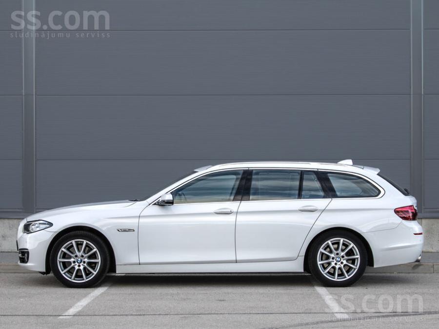 White BMW 535 2014 in Riga, with an engine capacity of 3.00 L and mileage of 240 thousand km for 10990 €, photo 7 on AUTOMOTO.COM.LV