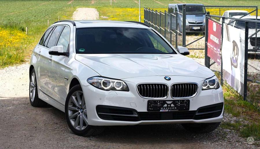 White BMW 535 2015 in Kretinga, with an engine capacity of 2.99 L and mileage of 242 thousand km for 14299 €, photo 8 on AUTOMOTO.COM.LV