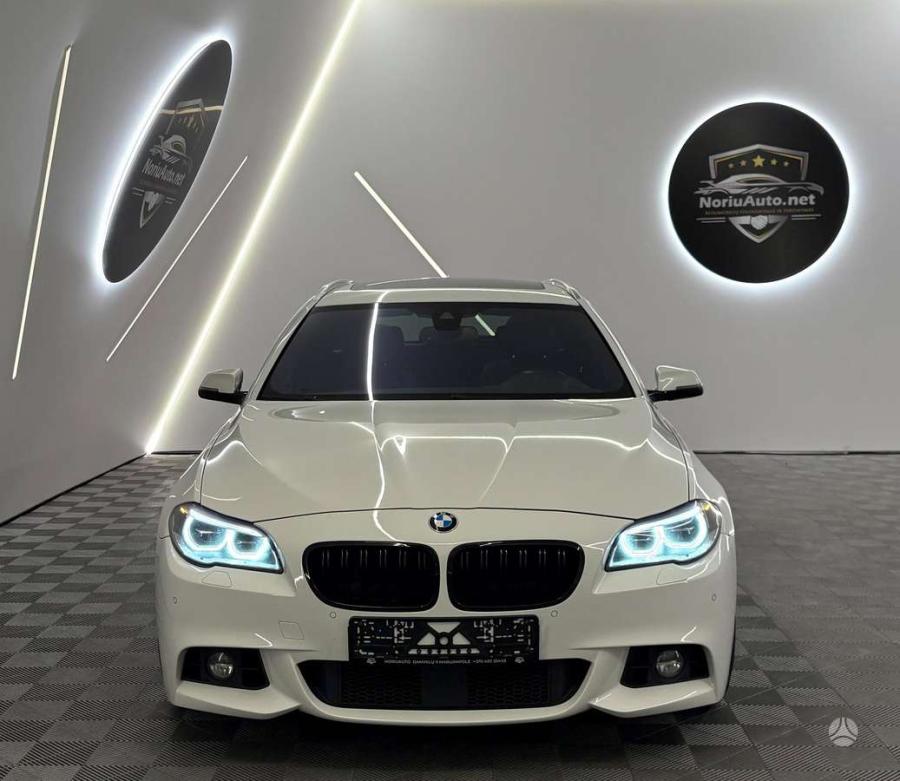 White BMW 535 2017 in Marijampole, with an engine capacity of 2.99 L and mileage of 288 thousand km for 14450 €, photo 23 on AUTOMOTO.COM.LV