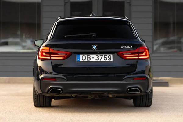 Melns BMW 540 2019 Jelgava, ar dzinēja tilpumu 3.00 L un nobraukumu 210 tūkst. km par 25350 €, foto 7 vietnē AUTOMOTO.COM.LV