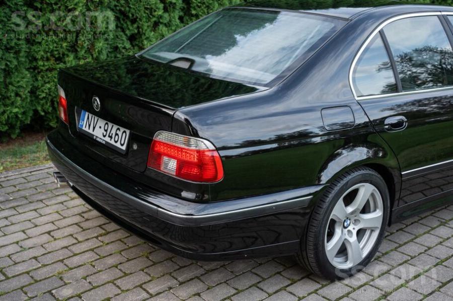 Black BMW 540 1996 in Riga, with an engine capacity of 4.40 L and mileage of 300 thousand km for 6450 €, photo 11 on AUTOMOTO.COM.LV