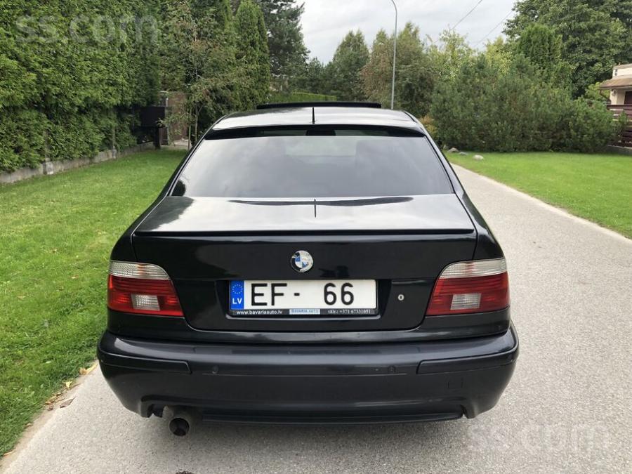 Black BMW 540 2000 in Jurmala, with an engine capacity of 4.40 L and mileage of 295 thousand km for 17500 €, photo 4 on AUTOMOTO.COM.LV