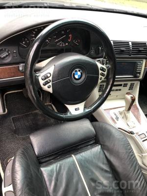 Black BMW 540 2000 in Jurmala, with an engine capacity of 4.40 L and mileage of 295 thousand km for 17500 €, photo 26 on AUTOMOTO.COM.LV