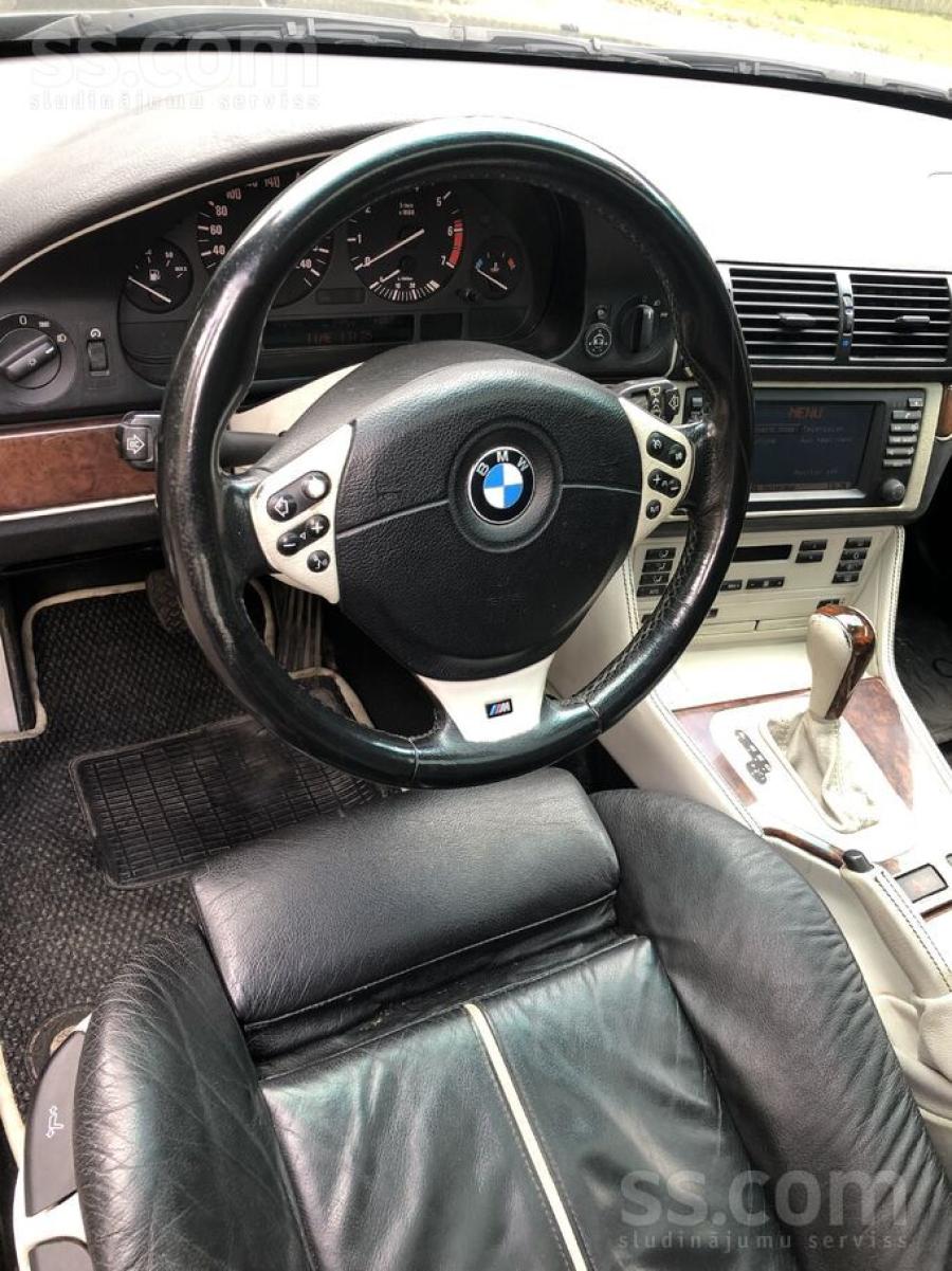 Black BMW 540 2000 in Jurmala, with an engine capacity of 4.40 L and mileage of 295 thousand km for 17500 €, photo 26 on AUTOMOTO.COM.LV
