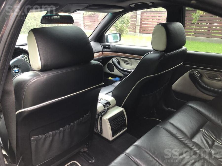 Black BMW 540 2000 in Jurmala, with an engine capacity of 4.40 L and mileage of 295 thousand km for 17500 €, photo 28 on AUTOMOTO.COM.LV