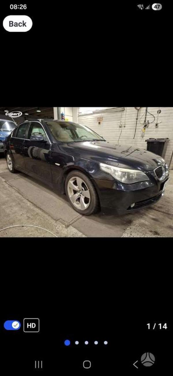 Melns BMW 540 2006 Pasvalys, ar dzinēja tilpumu 4.00 L un nobraukumu 190 tūkst. km par 4300 €, foto 1 vietnē AUTOMOTO.COM.LV