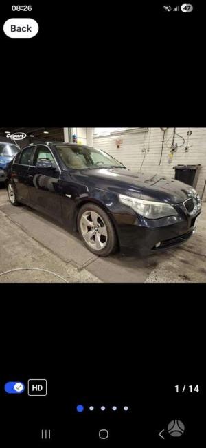 Melns BMW 540 2006 Pasvalys, ar dzinēja tilpumu 4.00 L un nobraukumu 190 tūkst. km par 4300 €, foto  vietnē AUTOMOTO.COM.LV