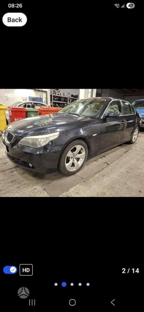 Melns BMW 540 2006 Pasvalys, ar dzinēja tilpumu 4.00 L un nobraukumu 190 tūkst. km par 4300 €, foto 2 vietnē AUTOMOTO.COM.LV
