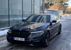 Melns BMW 540 2017 Viļņa, ar dzinēja tilpumu 3.00 L un nobraukumu 216 tūkst. km par 28000 €, foto  vietnē AUTOMOTO.COM.LV