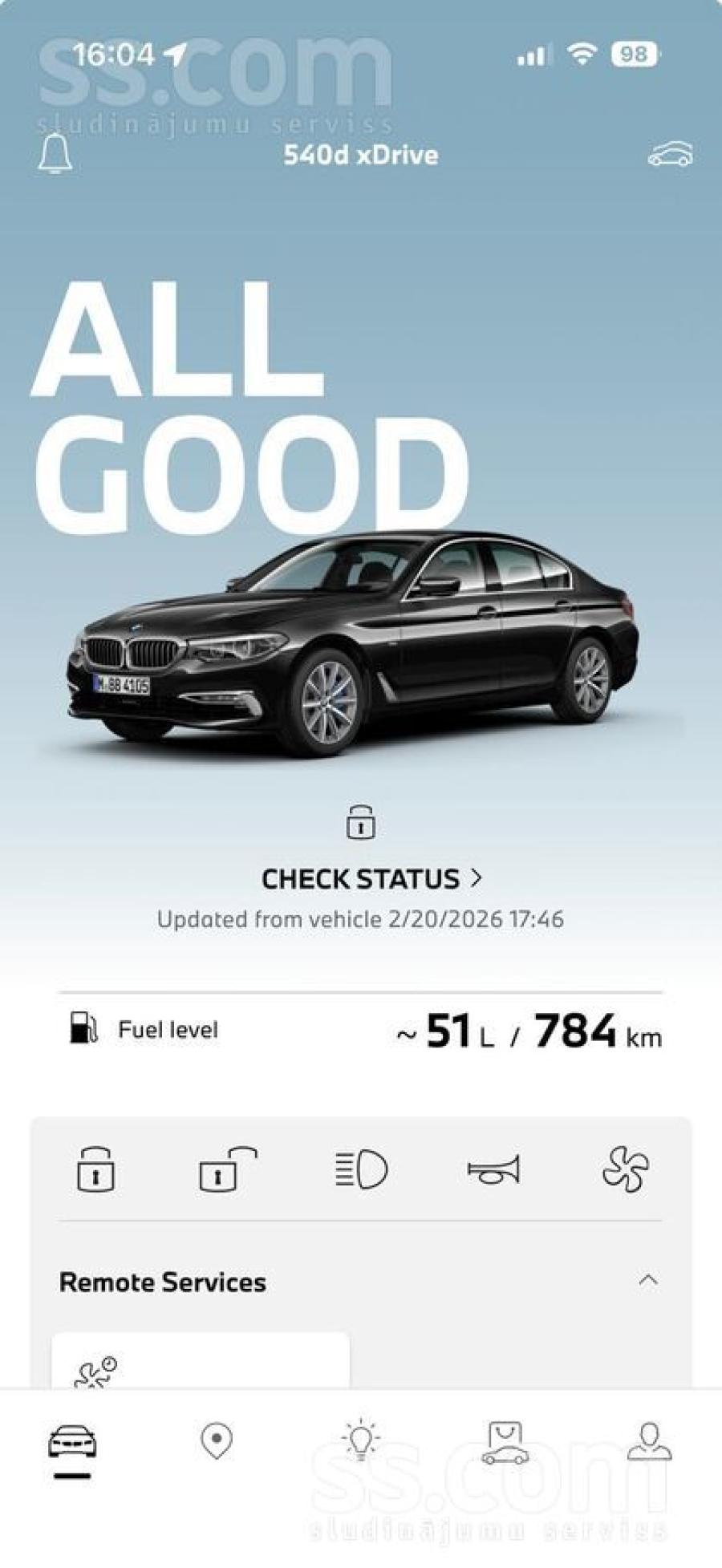 Черный БМВ 540 2017 в Елгава, объемом двигателя 3.00 л и пробегом 243 тыс. км за 19750 €, фото 20 на AUTOMOTO.COM.LV