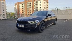 Melns BMW 540 2017 Rīga, ar dzinēja tilpumu 3.00 L un nobraukumu 50 tūkst. km par 29700 €, foto  vietnē AUTOMOTO.COM.LV