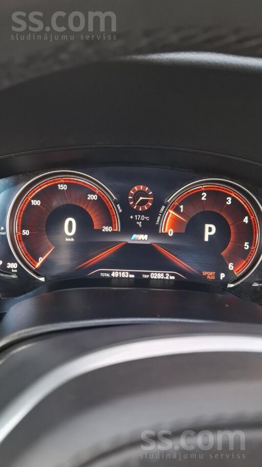Melns BMW 540 2017 Rīga, ar dzinēja tilpumu 3.00 L un nobraukumu 50 tūkst. km par 29700 €, foto 19 vietnē AUTOMOTO.COM.LV