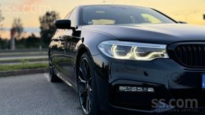 Black BMW 540 2017 in Riga, with an engine capacity of 3.00 L and mileage of 130 thousand km for 33500 €, photo  on AUTOMOTO.COM.LV