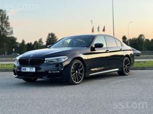Black BMW 540 2017 in Riga, with an engine capacity of 3.00 L and mileage of 130 thousand km for 33500 €, photo 6 on AUTOMOTO.COM.LV