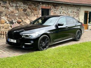 Black BMW 540 2017 in Riga, with an engine capacity of 3.00 L and mileage of 130 thousand km for 33500 €, photo 22 on AUTOMOTO.COM.LV