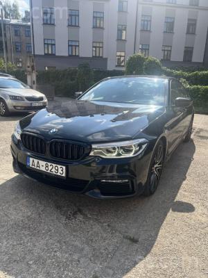 Melns BMW 540 2018 Rīga, ar dzinēja tilpumu 3.00 L un nobraukumu 150 tūkst. km par 45000 €, foto  vietnē AUTOMOTO.COM.LV