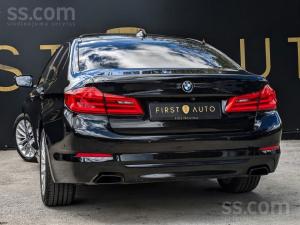 Black BMW 540 2018 in Tukums, with an engine capacity of 3.00 L and mileage of 141 thousand km for 28800 €, photo 4 on AUTOMOTO.COM.LV