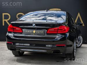 Black BMW 540 2018 in Tukums, with an engine capacity of 3.00 L and mileage of 141 thousand km for 28800 €, photo 5 on AUTOMOTO.COM.LV