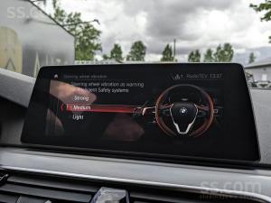 Black BMW 540 2018 in Tukums, with an engine capacity of 3.00 L and mileage of 141 thousand km for 28800 €, photo 16 on AUTOMOTO.COM.LV
