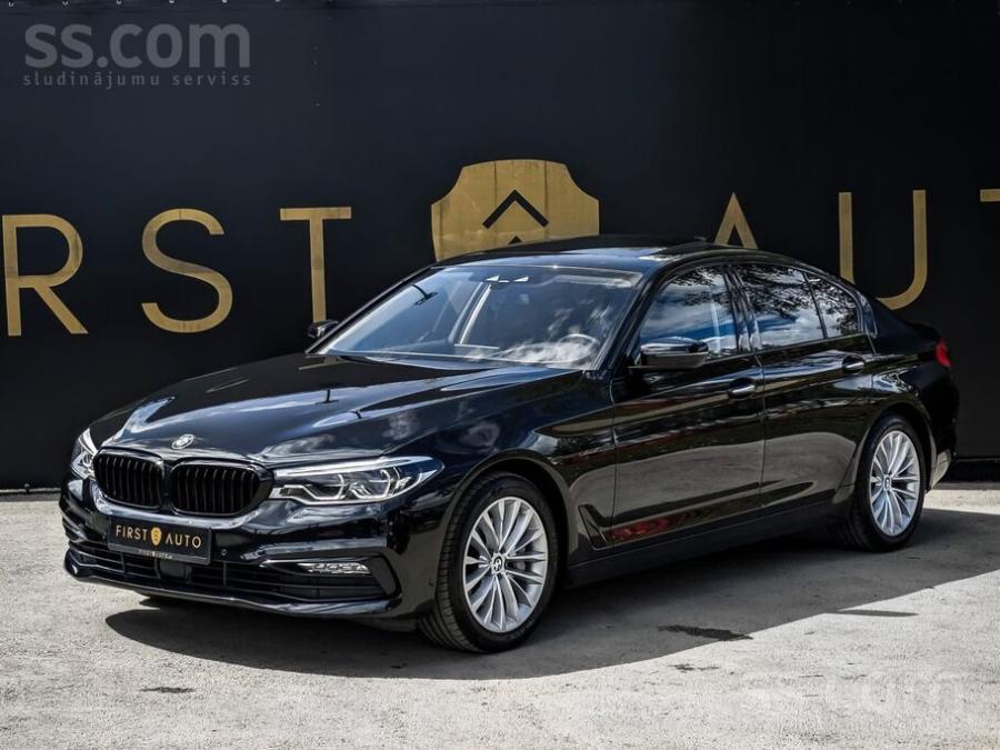 Black BMW 540 2018 in Tukums, with an engine capacity of 3.00 L and mileage of 141 thousand km for 28800 €, photo 30 on AUTOMOTO.COM.LV