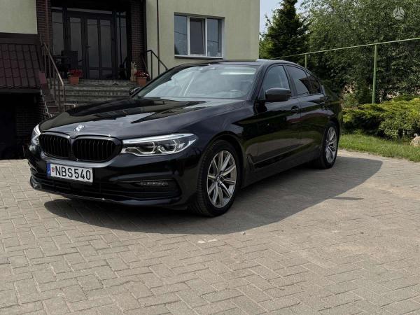 Black BMW 540 2018 in Vilnius, with an engine capacity of 3.00 L and mileage of 134 thousand km for 24900 €, photo 1 on AUTOMOTO.COM.LV