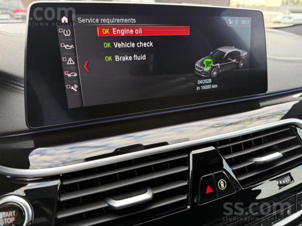 Melns BMW 540 2018 Rīga, ar dzinēja tilpumu 3.00 L un nobraukumu 134 tūkst. km par 35990 €, foto 11 vietnē AUTOMOTO.COM.LV