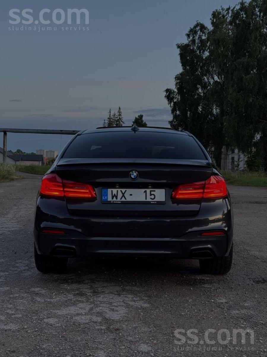Black BMW 540 2019 in Rezekne, with an engine capacity of 3.00 L and mileage of 186 thousand km for 34000 €, photo 7 on AUTOMOTO.COM.LV