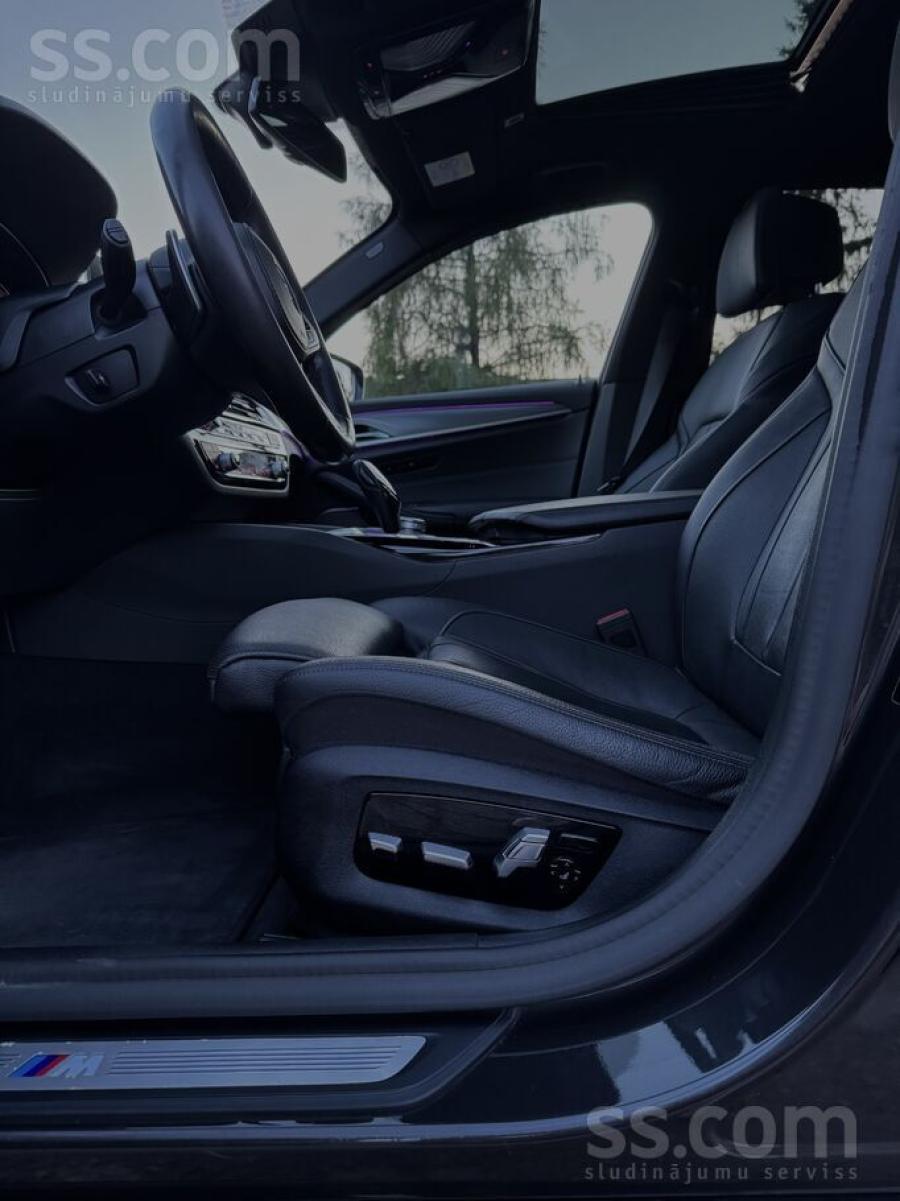 Black BMW 540 2019 in Rezekne, with an engine capacity of 3.00 L and mileage of 186 thousand km for 34000 €, photo 11 on AUTOMOTO.COM.LV